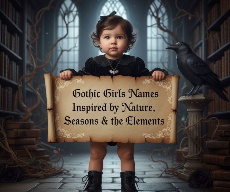 150+ Dark Elegant Female Gothic Names & Meanings